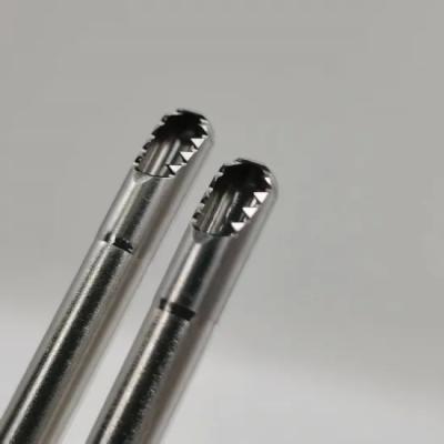 China Medical Stainless Steel Chisel Rotary Ball Cutter with ±0.01mm Precision for Surgical Instruments for sale