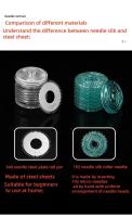 China Medical Grade 304 Stainless Steel Needle Roller 0.25mm 0.12mm for Skincare Treatments for sale