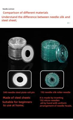 China Medical Grade 304 Stainless Steel Needle Roller 0.25mm 0.12mm for Skincare Treatments for sale
