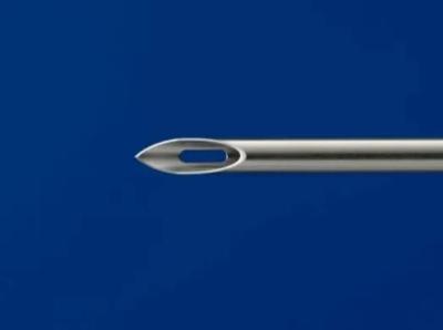 China 304 Stainless Steel Puncture Needle Flat Mouth Medical Plastic Base Customizable 0.02mm Tolerance for sale