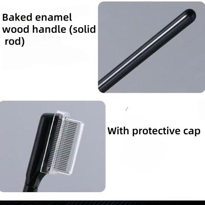 China 304 Stainless Steel Eyelash Brush Comb Tool with Ergonomic Handle - Customizable Salon & Home Beauty Instrument for sale