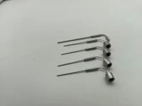China Medical Grade 304 Stainless Steel Capillary Tube Bending Liquid Injection Needle Custom Processing 0.5mm for sale