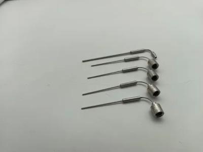 China Medical Grade 304 Stainless Steel Capillary Tube Bending Liquid Injection Needle Custom Processing 0.5mm for sale
