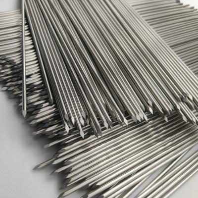 China Stainless Steel Three Edged Needle Sandblasting Threading Scale Marking Custom for sale