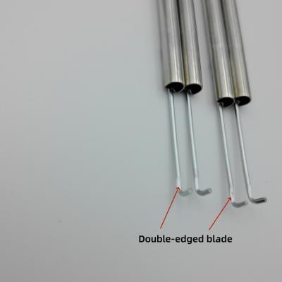 China 304 Stainless Steel Electrode Needle  Double-edged Needle  Electro-polished  Sandblasted  Custom Processing for sale