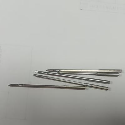 China 304 Stainless Steel Leather Threading Needle with Triangular Tip and Long Groove Hole for Professional Stitching for sale