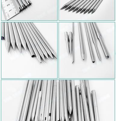 China 304 316L Stainless Steel Capillary Needle Custom OD 0.1-2.0mm Precision Tapered for sale