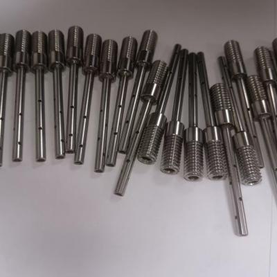 China 316L Stainless Steel Capillary Tube Spray Needle Assembly CNC Milled Thread Base 0.5mm Orifice for sale