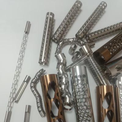 China 304 Stainless Steel Tube Precision Laser Cutting Slotting 0.5mm to 6mm Wall Thickness for sale