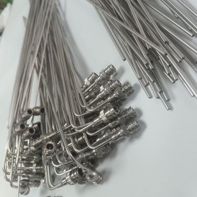 China 316L Stainless Steel Experimental Spray Needle CNC Milled Luer Lock 0.1mm ID 50mm Length for sale