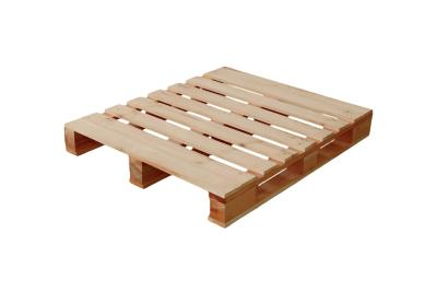 China Three Stringer Packaging Wooden Pallet Custom Heat Treated Wood Pallets 140 - 150mm for sale