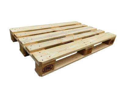 China Export EUR Pallet Heat Treatment Solid Wood Forklift Handling Wooden Shipping Pallets for sale
