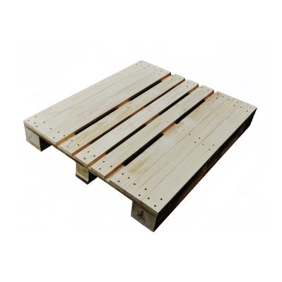 China Slotted Wooden Pallets Delivered Heat Treated ISPM 15 High Weight Capacity Solid Wood for sale