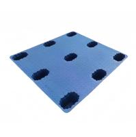 China 4000kg Static Load Plastic Pallets Blue 100% Recyclable HDPE Heavy Duty Plastic Skids for sale