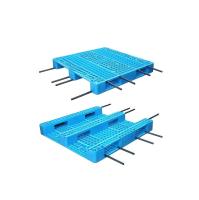 China Custom Made Plastic Pallet Skids Anti Corrosive Acids Nestable Plastic Pallets for sale