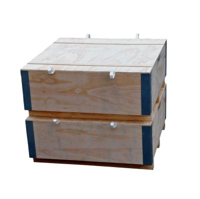 China Fumigation Free Plywood Packaging Box Custom Packing Wooden Crates For Industrial for sale