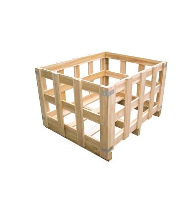 China Heat Treated Surface Wooden Packaging Box For Export Custom Wooden Crates Packaging for sale