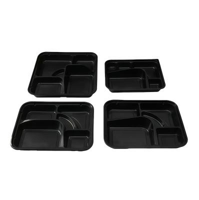 China Food Grade PP Plastic Packing Boxes Leak Proof Microwaveable Takeaway Meal Storage Boxes for sale