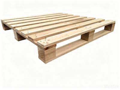 China Poplar Wood Full Deck Four Way Entry Industrial Wooden Pallet 1100x1100x138mm for Heavy Duty Shipping for sale