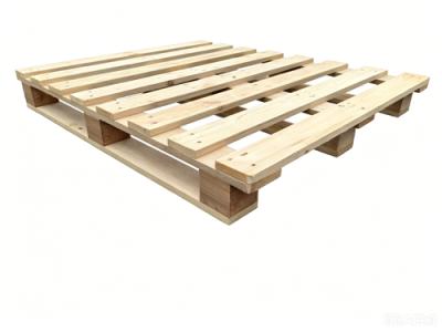 China Poplar Wood Full Deck Four Way Entry Industrial Wooden Pallet 1200x1000x138mm for sale