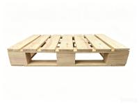 China Poplar Wood Full Deck Four Way Entry Industrial Wooden Pallet 1200x1000x141mm for Heavy Duty Shipping for sale
