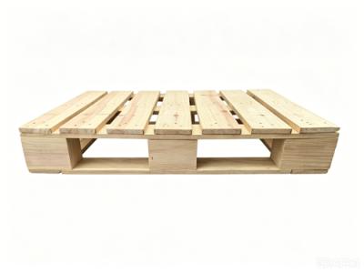 China Poplar Wood Full Deck Four Way Entry Industrial Wooden Pallet 1200x1000x141mm for Heavy Duty Shipping for sale