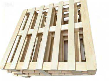 China Poplar Wood Full Deck Four Way Entry Industrial Wooden Pallet 1200x800x144mm for Heavy Duty Shipping for sale