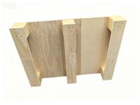 China Poplar Wood Full Deck Four Way Entry Industrial Wooden Pallet 800x600x122mm for Heavy Duty Shipping for sale
