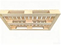 China Customized Dimensions Four-Way Entry ISPM 15 Compliant Wooden Pallet for Industrial Use for sale