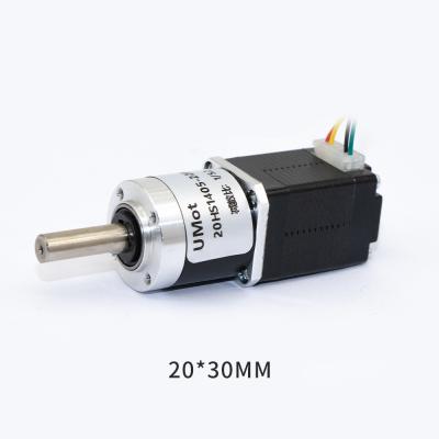 China Nema 8 Stepper Motor with 19 1 Planetary Gearbox Small Size 20mm L 30mm Load Range 0.6N.m-2.0N.m for sale