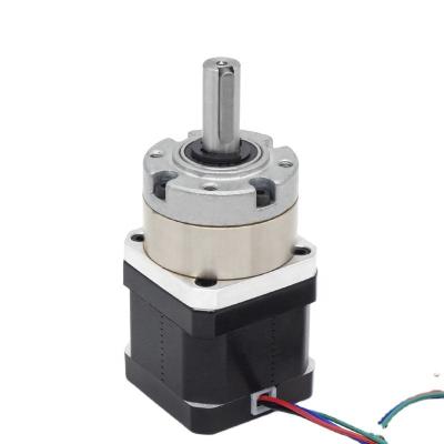 China 2.93/2.5V Nema 17 Geared Stepper Motor With Planetary Gearbox 1 369 Max.Ratio 270/380mN.m for sale