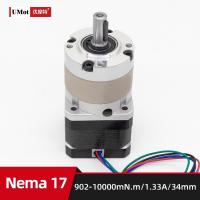 China Reduction Ratio 51 1 Hybrid Nema 17 Planetary Gearbox Stepper Motor for Solar Tracker for sale