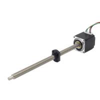 China 60-105mN.m Holding Torque T5/T8/T10 Trapezoidal Thread Nema 11 Linear Stepper Motor for sale