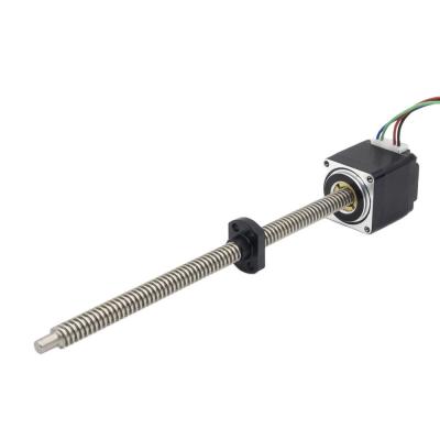 China 60-105mN.m Holding Torque T5/T8/T10 Trapezoidal Thread Nema 11 Linear Stepper Motor for sale