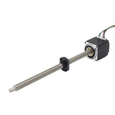China 80 Degree Temperature Rise Nema 11 Linear Stepper Motor with Trapezoidal Thread Screw for sale