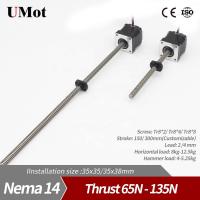 China 1.8 Degree Linear Motion Hybrid Step Motor Linear Screw Stepper Slide Motor for Industrial for sale