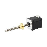 China 42x42mm Hybrid Nema 17 Stepper Motor with Lead Screw and Linear Motion Control System for sale