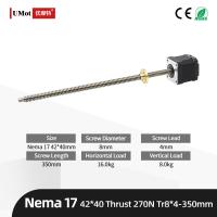China Hybrid Nema 17 Linear Motion Lead Screw Stepper Motor for Precise and Accurate Motion for sale