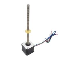 China Nema 17 Captive Stepper Motors with Lead Screw and 380/320/400/520mN.m Holding Torque for sale