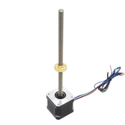 China Nema 17 Captive Stepper Motors with Lead Screw and 380/320/400/520mN.m Holding Torque for sale