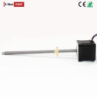 China Nema 17 Captive Stepper Motors with Lead Screw and 380/320/400/520mN.m Holding Torque for sale