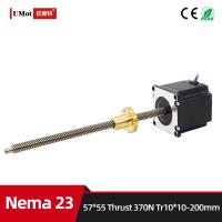 China Nema 23 Linear Motion Stepper Motor With 980N Max Thrust and 1.8° Step Angle for Movement for sale