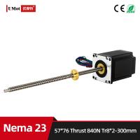 China Nema 23 Linear Motion Stepper Motor With 980N Max Thrust and 1.8° Step Angle for Movement for sale