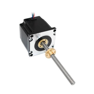 China 3.5A/3A Current/Phase High precision Umot Nema23 Lead Screw Linear Stepper Motor for sale