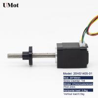 China 20mm*20mm Nema8 11 17 23 34 Micro Stepper Motor Linear Motion Actuator with Ball Screw for sale