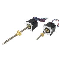China Nema 23 Hybrid Linear Stepper Motor Actuator 1300/1900mN.m Lead Screw Holding Torque for sale