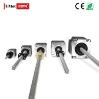 China Max.Thrust 8N-980N Nema 8 11 14 17 23 Linear Actuator Stepper Motor with Lead Screw Shaft for sale