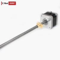 China 35g.cm2/55g.cm2/150g.cm2 Rotor Inertia Hybrid Nema 17 Linear Lead Screw Stepper Motor for sale