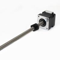 China Hybrid Micro Threaded Shaft Stepper Motor Nema 14 Rated current 1A with Acme Leadscrew for sale
