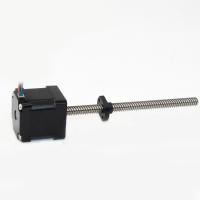 China Hybrid Micro Threaded Shaft Stepper Motor Nema 14 Rated current 1A with Acme Leadscrew for sale